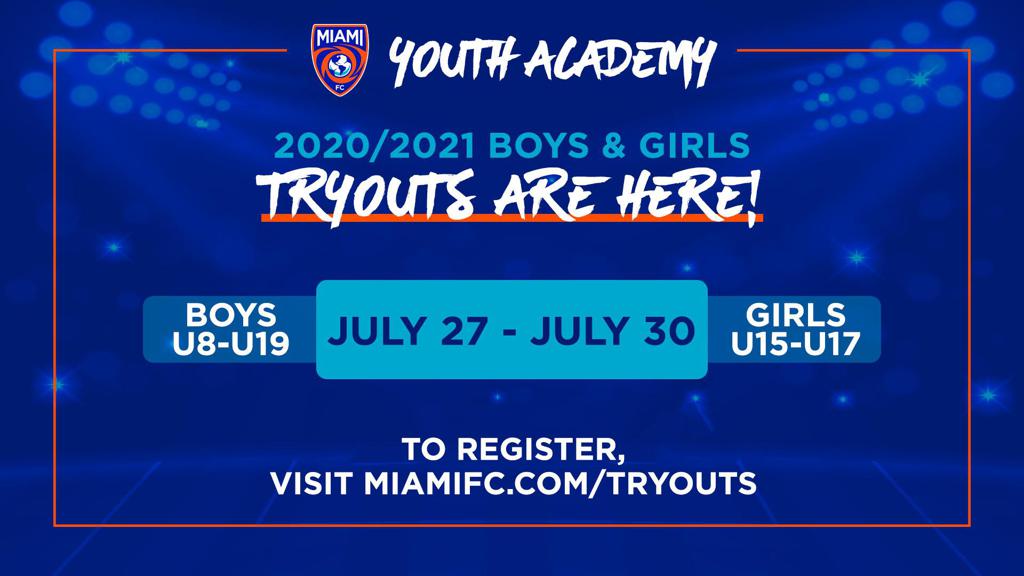 Youth Academy Tryouts Set for July 27-30 - Click Below to Register ...