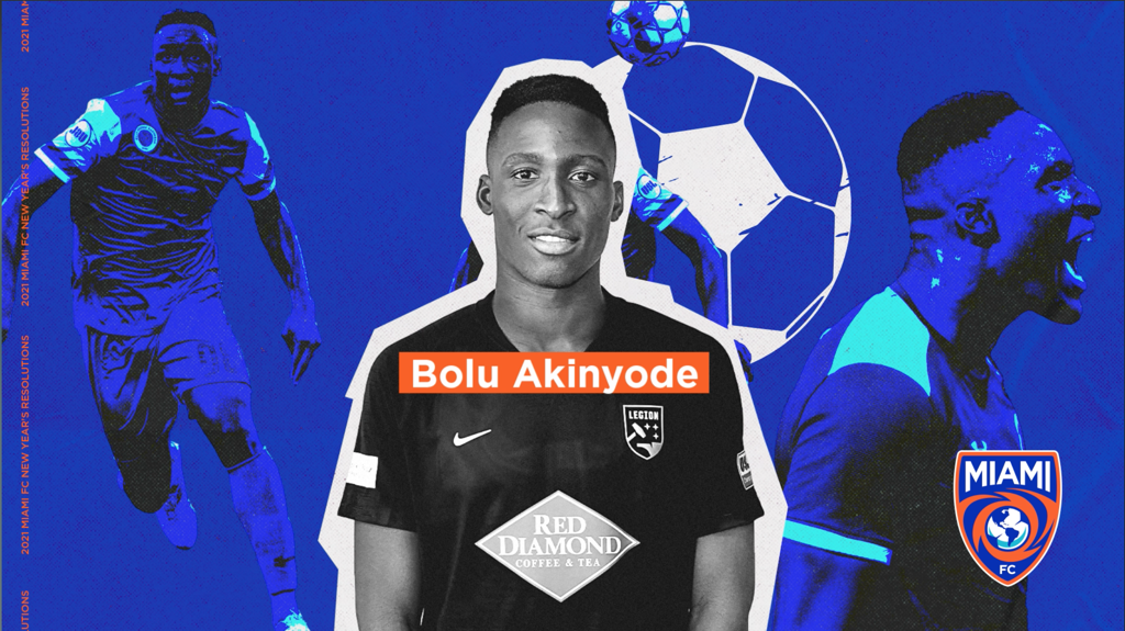 Miami FC Acquires Midfielder Bolu Akinyode from Birmingham - Miami FC
