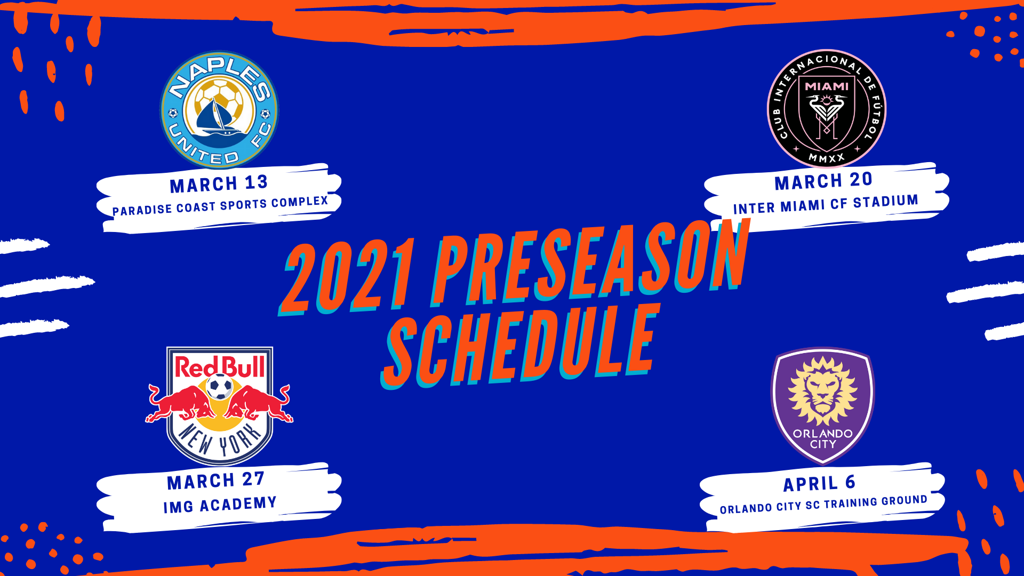 2021 Preseason Schedule Announced - Miami FC